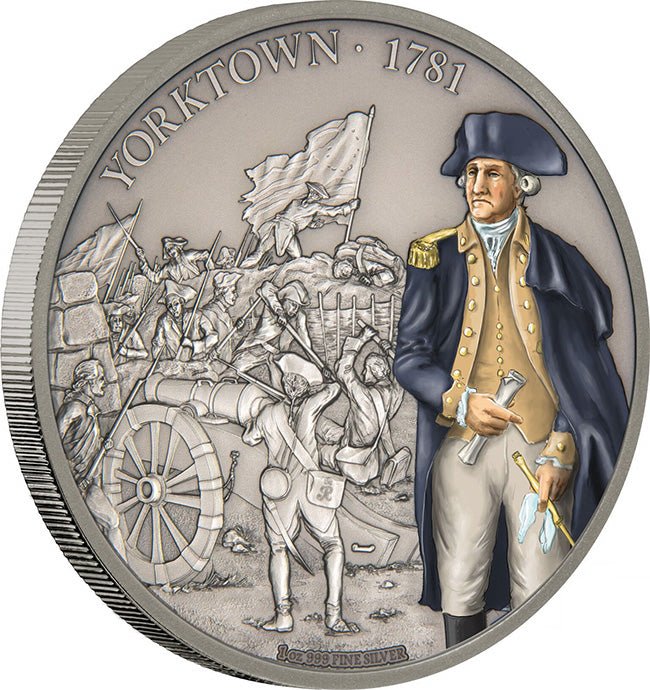 2017 Battle Of Yorktown 1oz Silver Coin | Direct Coins