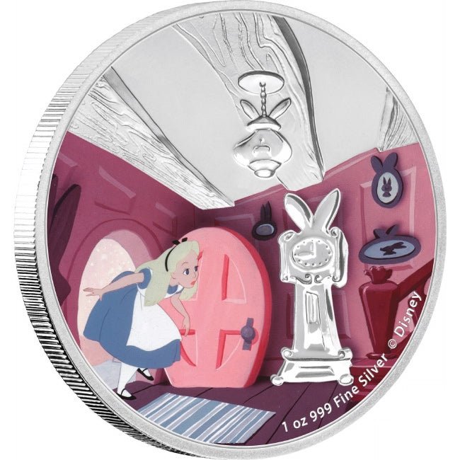 2018 Disney - Alice In Wonderland 1oz Silver Four Coin Collection ...