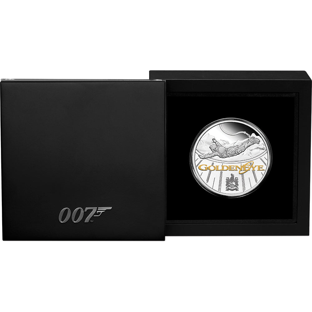 2020 James Bond - GoldenEye 25th Anniversary 1oz Silver Coin | Direct Coins