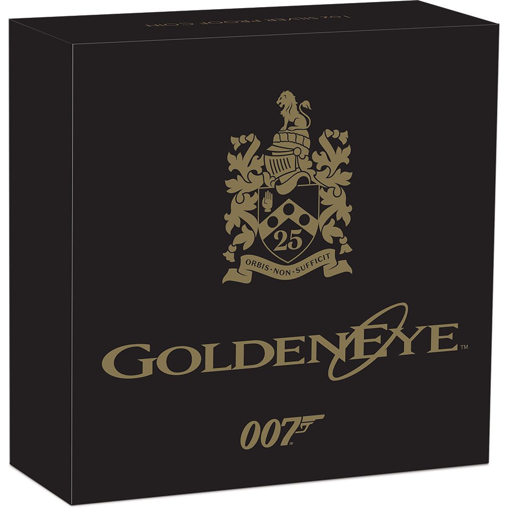 2020 James Bond - GoldenEye 25th Anniversary 1oz Silver Coin | Direct Coins