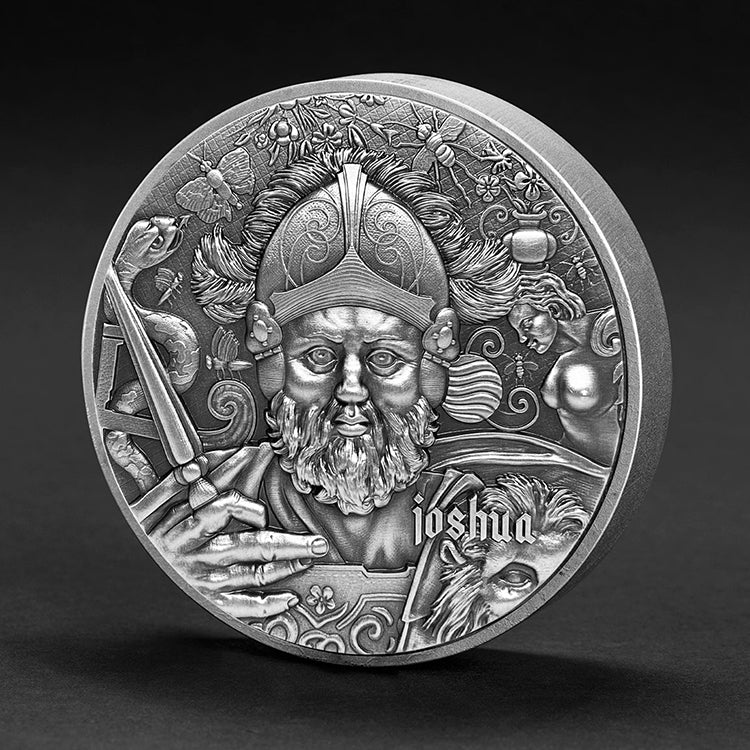 2020 The Nine Worthies - Joshua 2oz Silver Copper Coin | Direct Coins