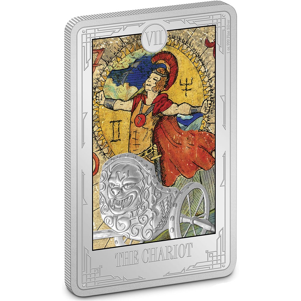 2022 Tarot Cards - The Chariot 1oz Silver Coin | Direct Coins