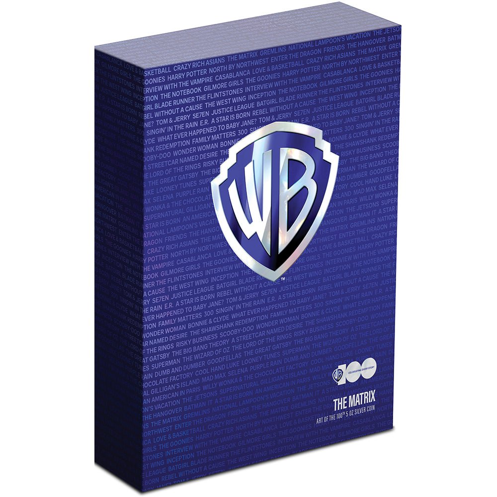 2023 WB100 Art Of The 100th – The Matrix 5oz Silver Coin | Direct Coins