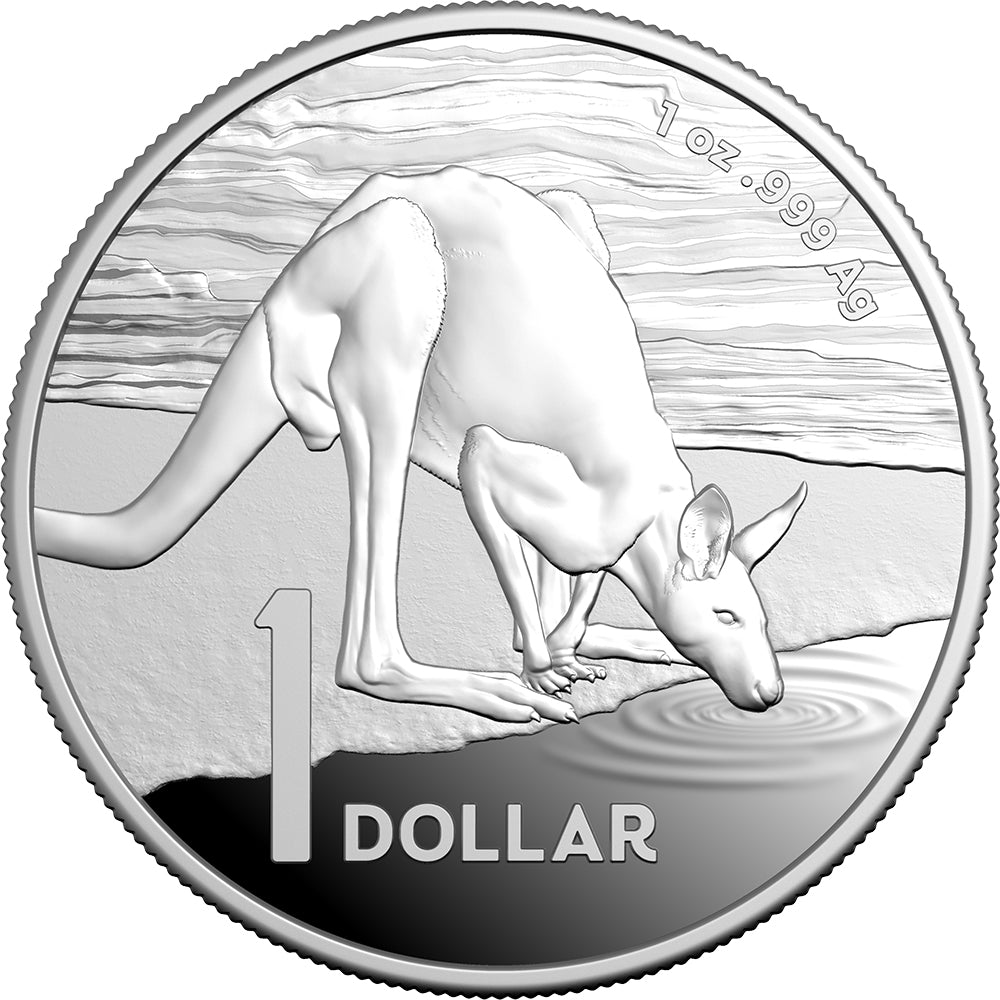 2024 $1 Kangaroo Series 1oz Fine Silver Proof Coin | Direct Coins