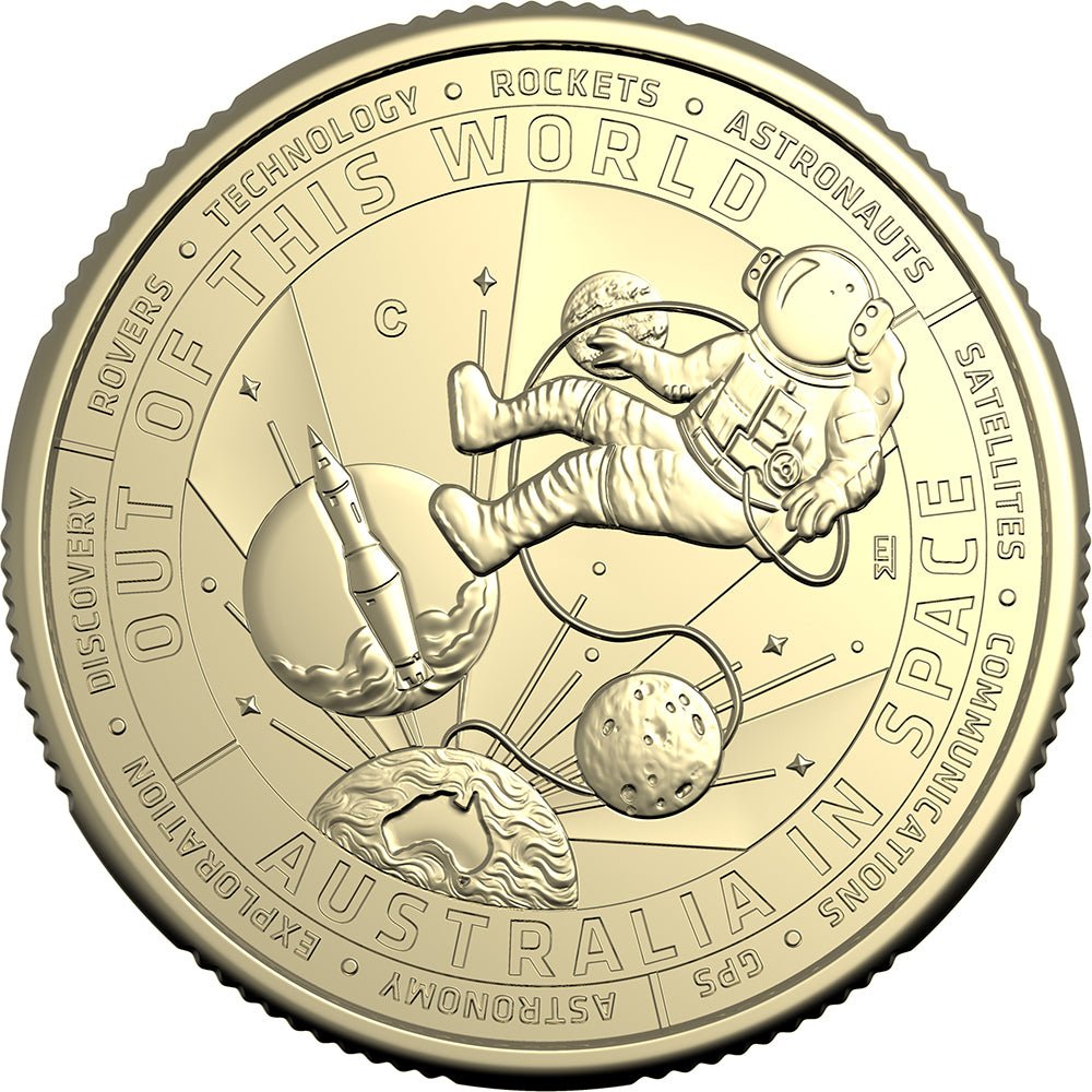2024 $1 Out Of This World - Deep Space Four Coin Mintmark & Privy Mark ...
