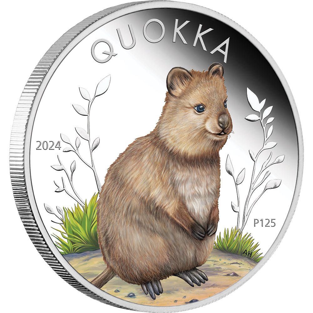2024 Australian Quokka 1oz Silver Proof Coloured Coin | Direct Coins
