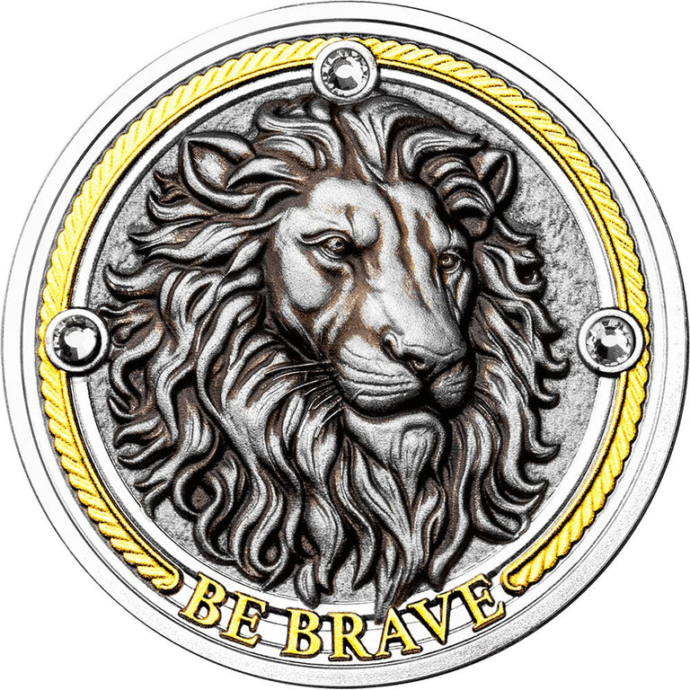 2024 Be Brave - Lion 1oz Silver Proof Coin | Direct Coins