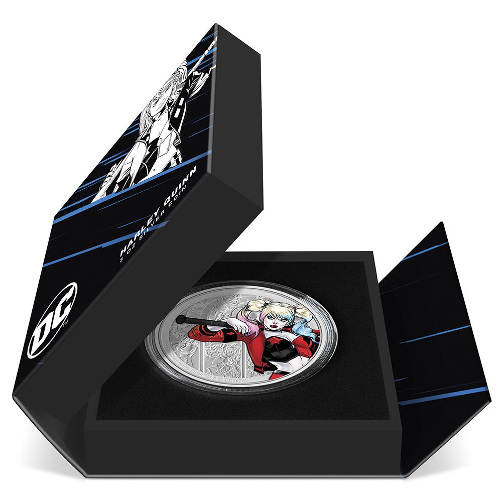 2024 DC Villains - HARLEY QUINN 3oz Silver Coin | Direct Coins