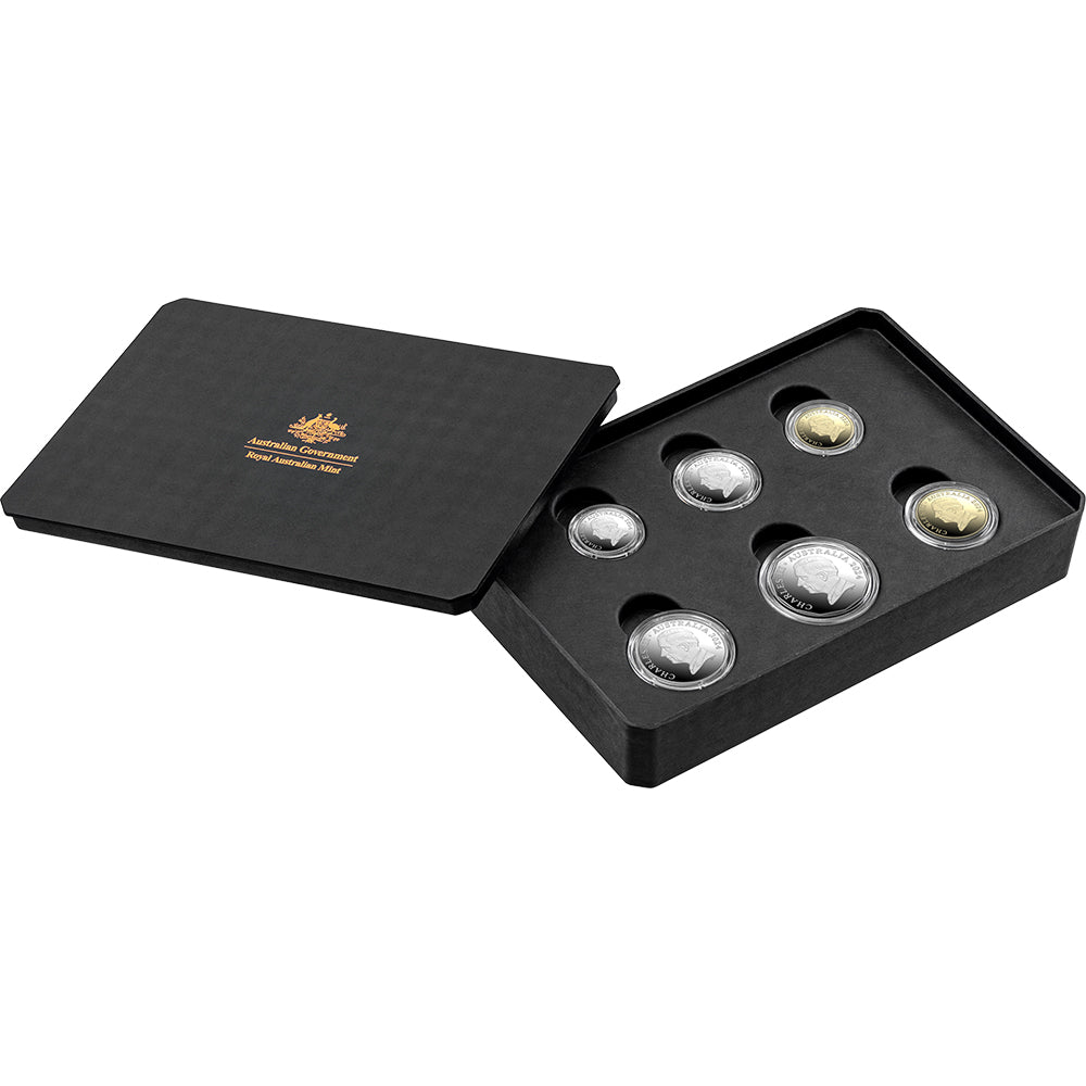 2024 HM King Charles III Effigy Proof Six Coin Year Set | Direct Coins