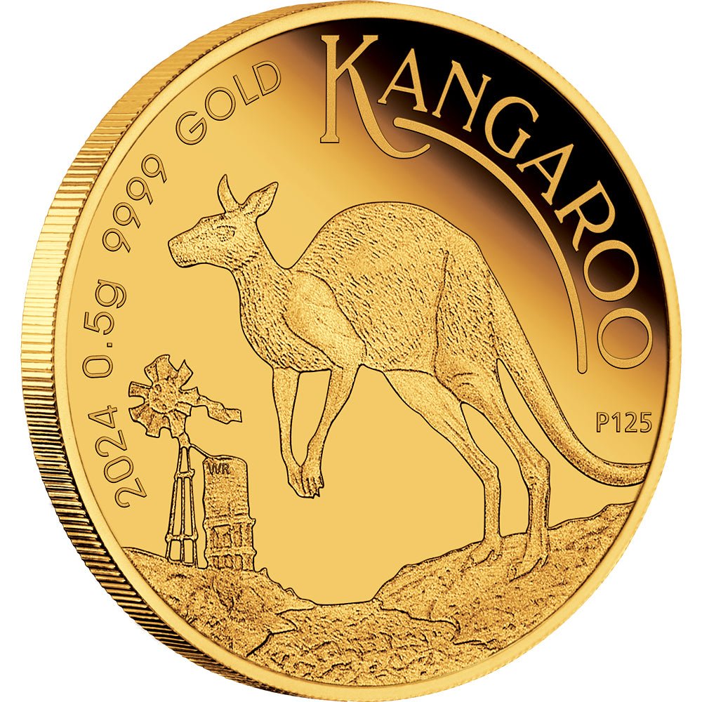 2024 Mini Roo 0.5g Gold Proof Coin In Card | Direct Coins