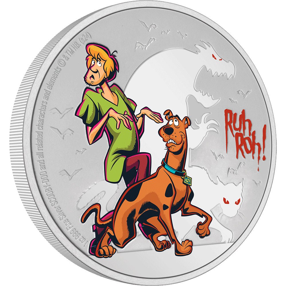 2024 Scooby-Doo! - Ruh Roh! Coin 1oz Silver Coin | Direct Coins