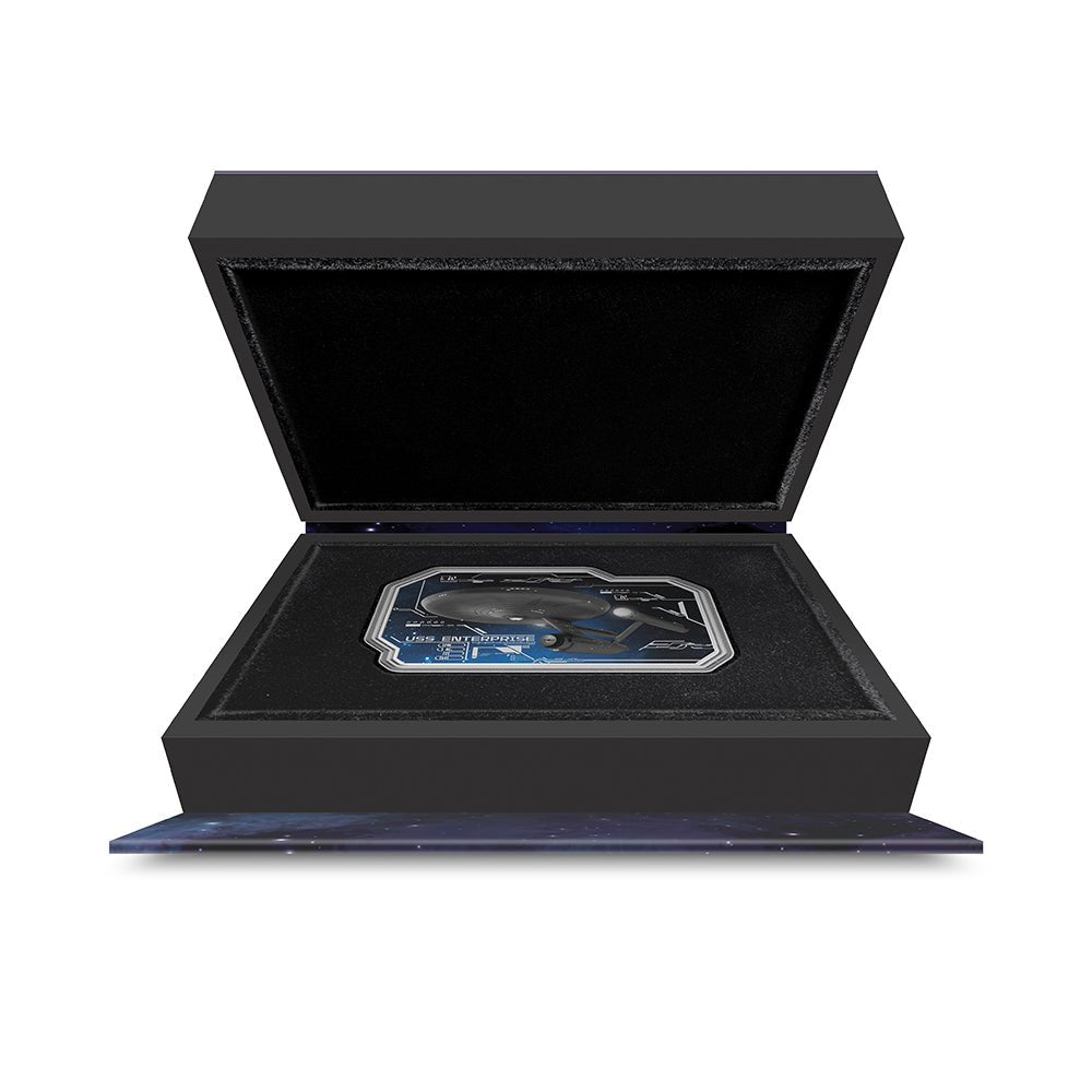 2024 Star Trek Vehicles - U.S.S. Enterprise NCC-1701 1oz Silver Coin ...