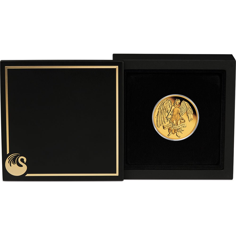 2025 80th Anniversary End Of WWII - Winged Victory 1oz Gold Proof Coin ...