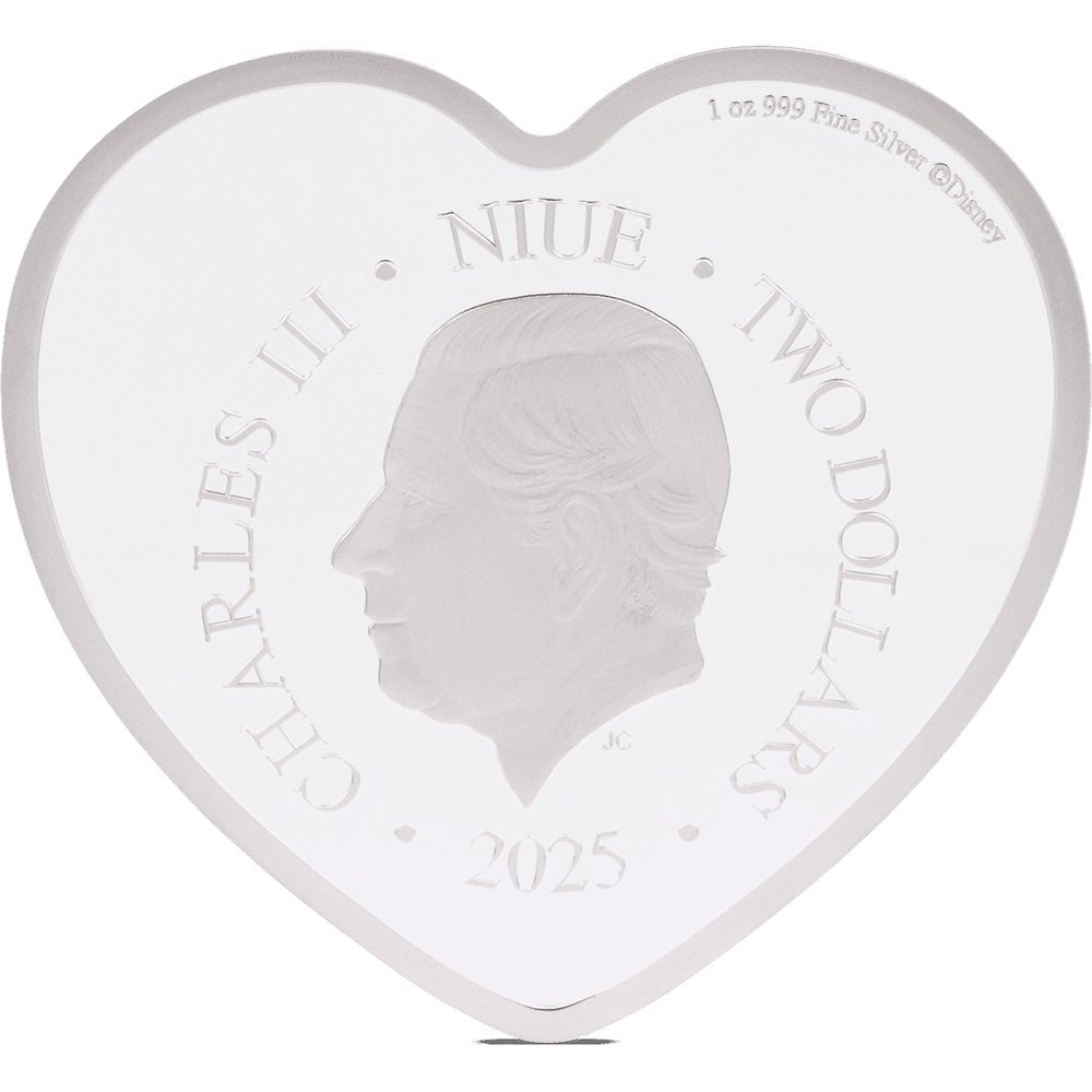 2025 Disney I Love Us - Mickey Mouse & Minnie Mouse 1oz Silver Coin ...