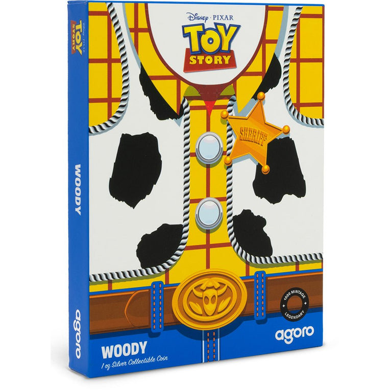 Disney Pixar - Toy Story (1995) 30th Anniversary - Woody 1oz Silver ...