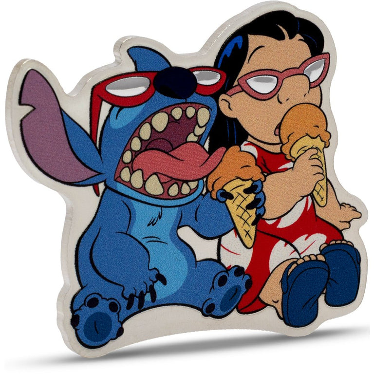 2025 Disney Stitch - Mmmm Ice Cream 1oz Silver Coin | Direct Coins