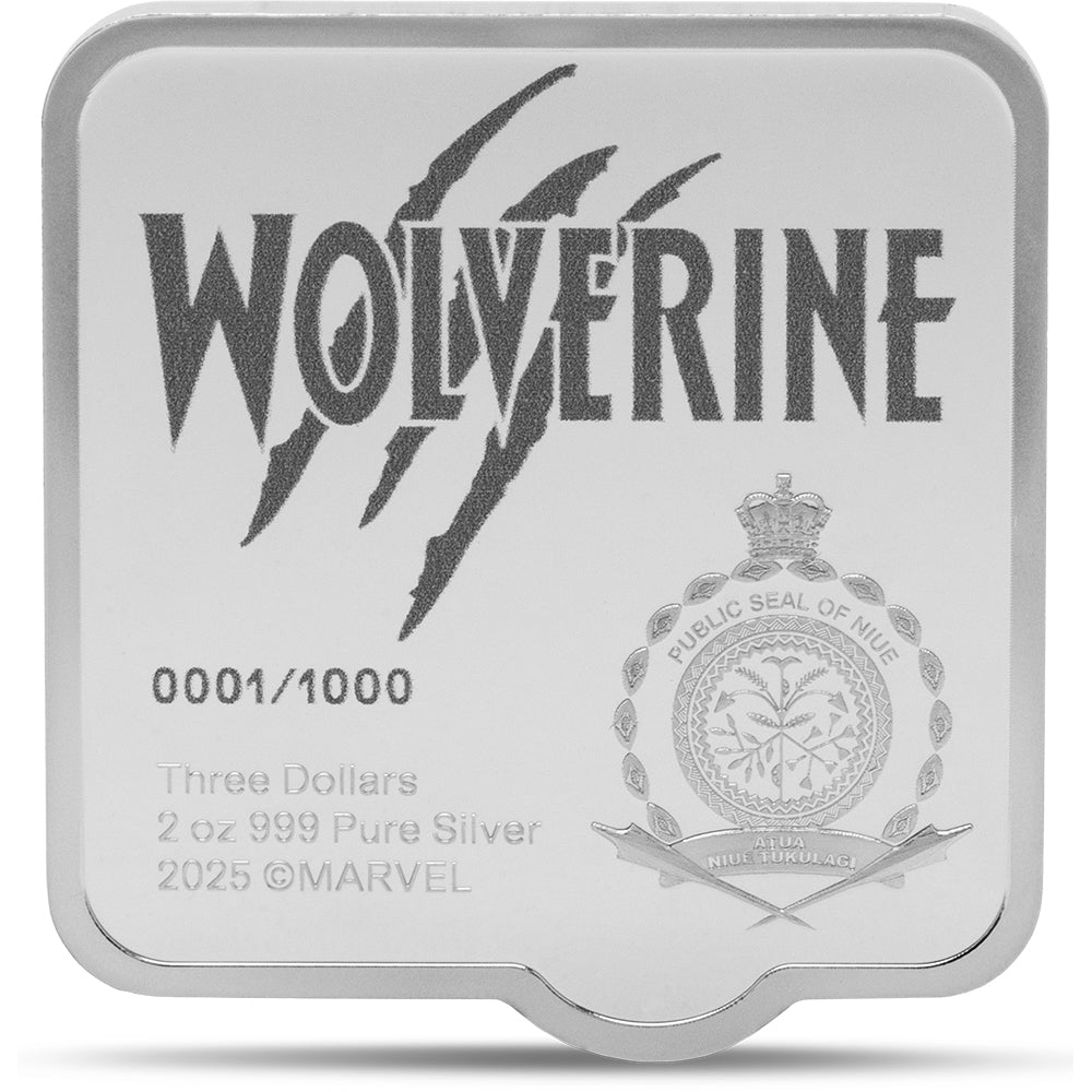 2025 Marvel – Wolverine 'Slash' 2oz Silver Coin – Direct Coins