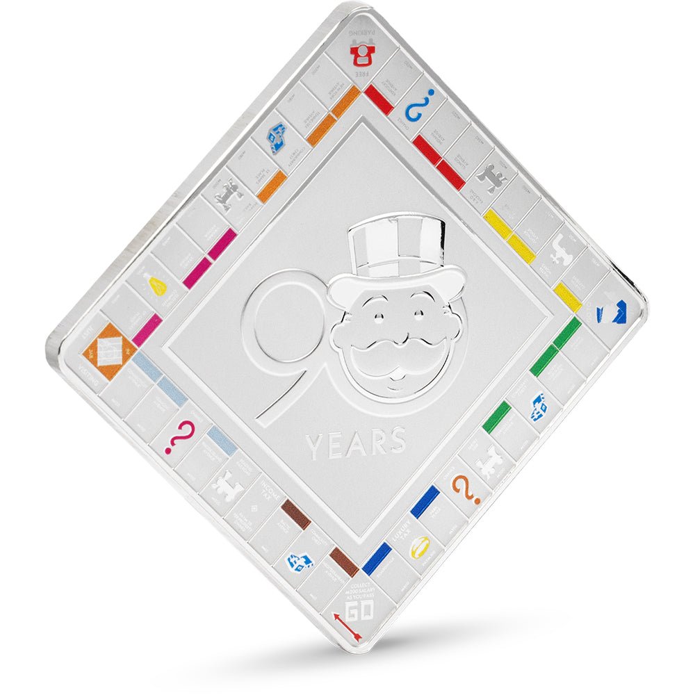 2025 Monopoly 90th Anniversary 3oz Silver Coin – Direct Coins