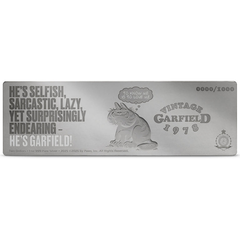 2025 Nickelodeon - Garfield's 1st Birthday 1oz Silver Coin – Direct Coins